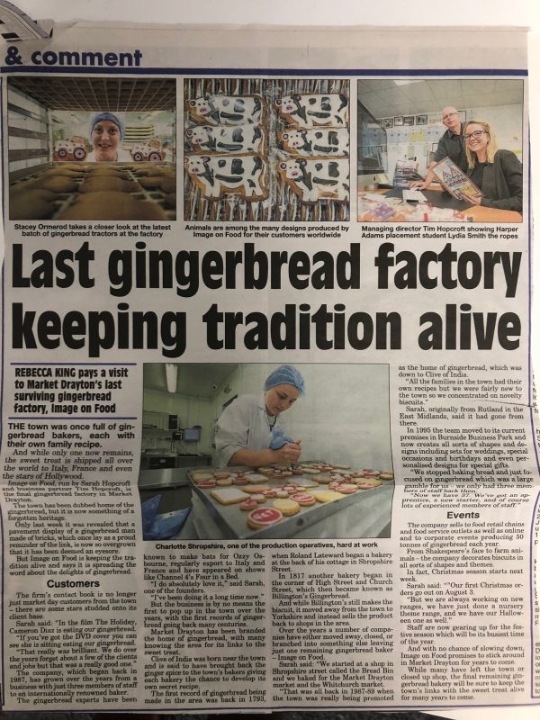 Shropshire Star – Original Biscuit Bakers