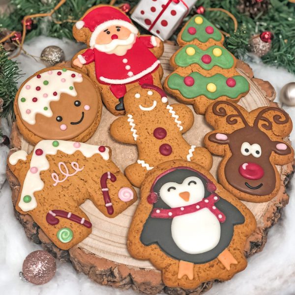 Christmas Santa & Reindeer Gingerbread Gift Pack Duo – Original Biscuit ...