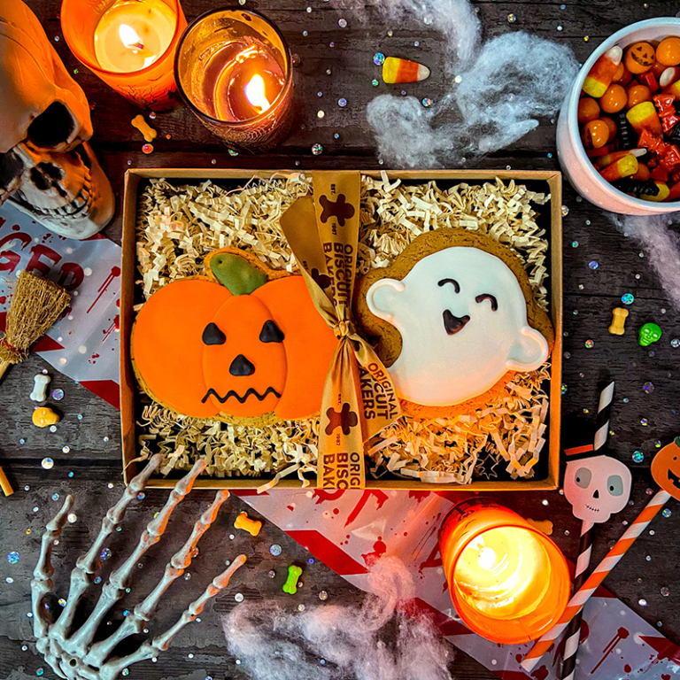 Pumpkin & Ghost Gift Pack Duo – Original Biscuit Bakers