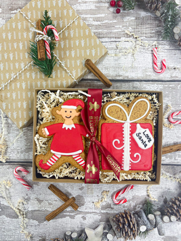 Elf & Present Gift Pack Duo – Original Biscuit Bakers